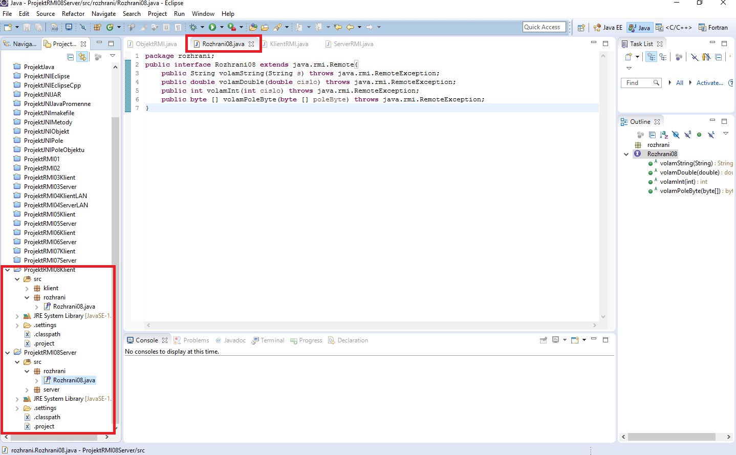 10. diel - Java RMI - Komunikácia s SSL - časť 1
