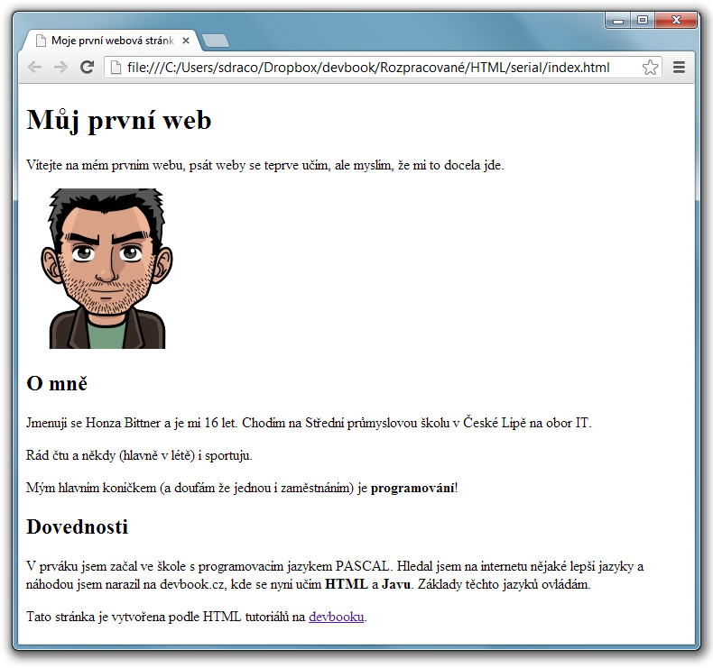 3. diel - Obrázky a odkazy v HTML